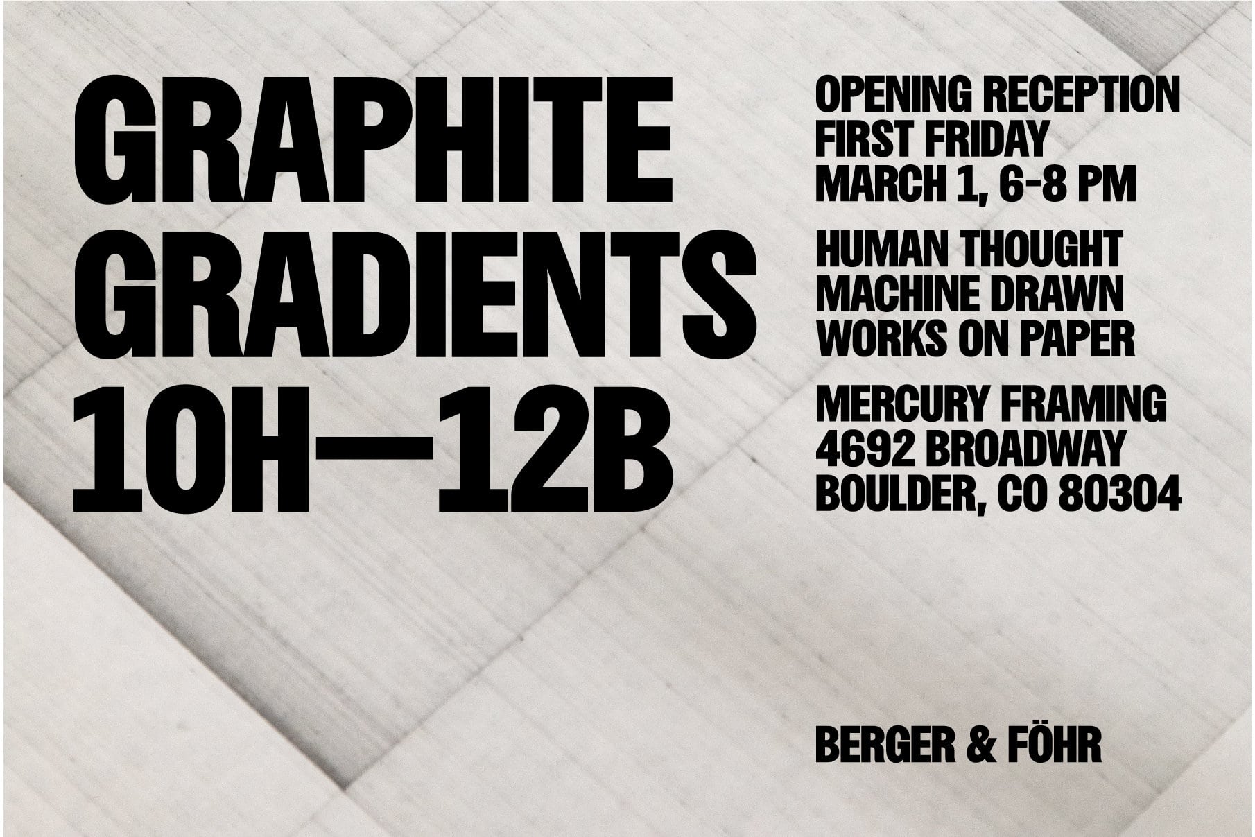 Graphite Gradients 10H–12B - NoBo Art District